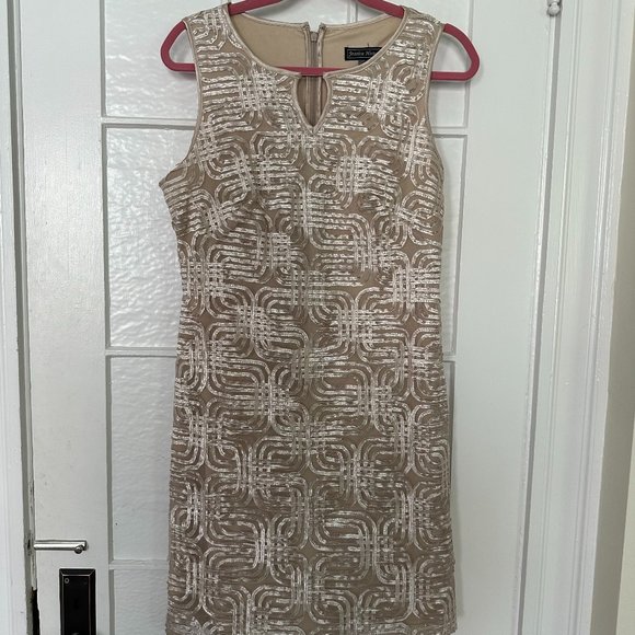 Jessica Howard | Dresses | Jessica Howard Dress Gold 8 | Poshmark